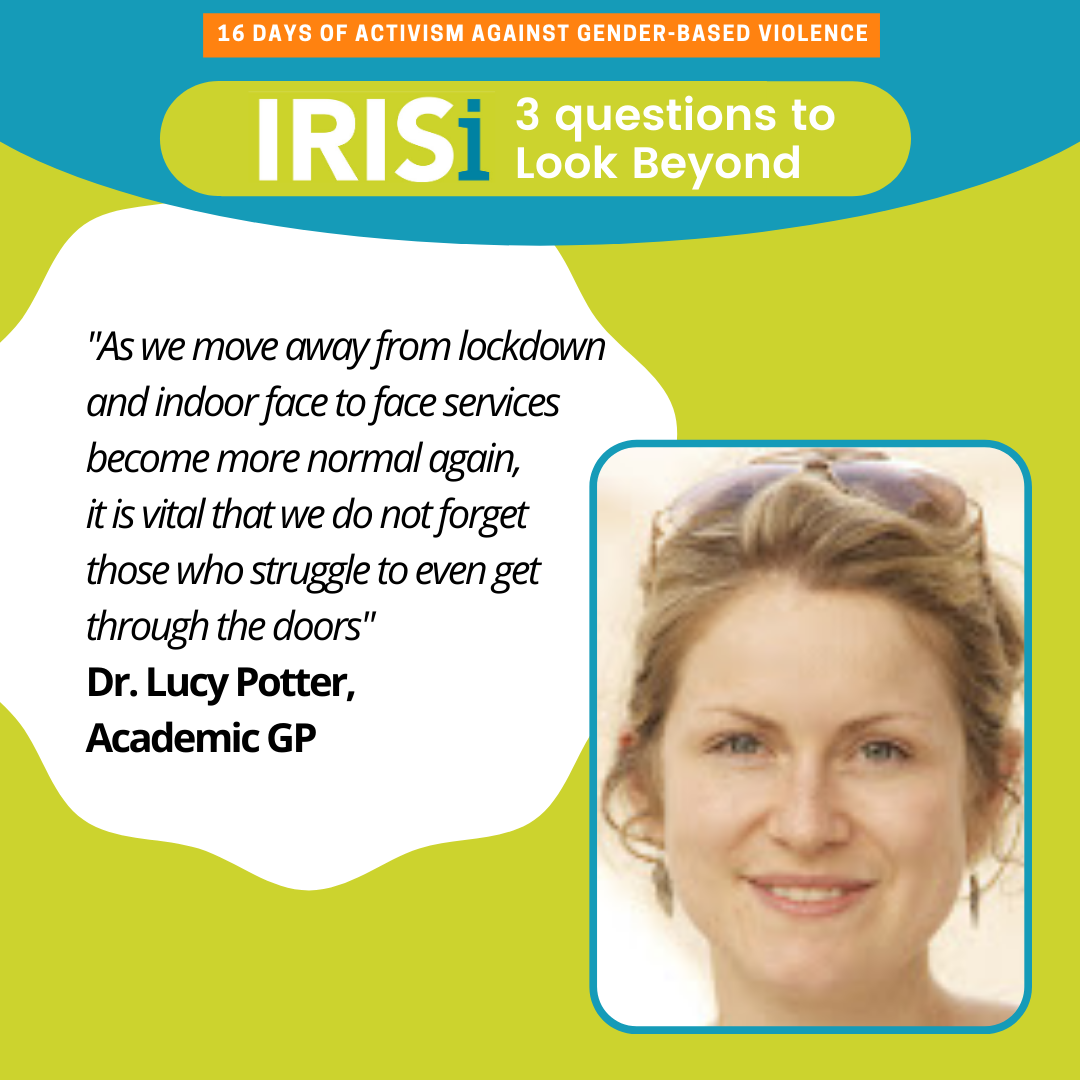 3 questions from our Look Beyond campaign: Dr. Lucy Potter, Academic GP ...